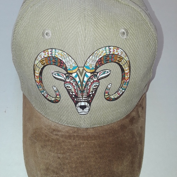 Accessories | Taurus Simbol Adjustable Baseball Cap Beige Color | Poshmark